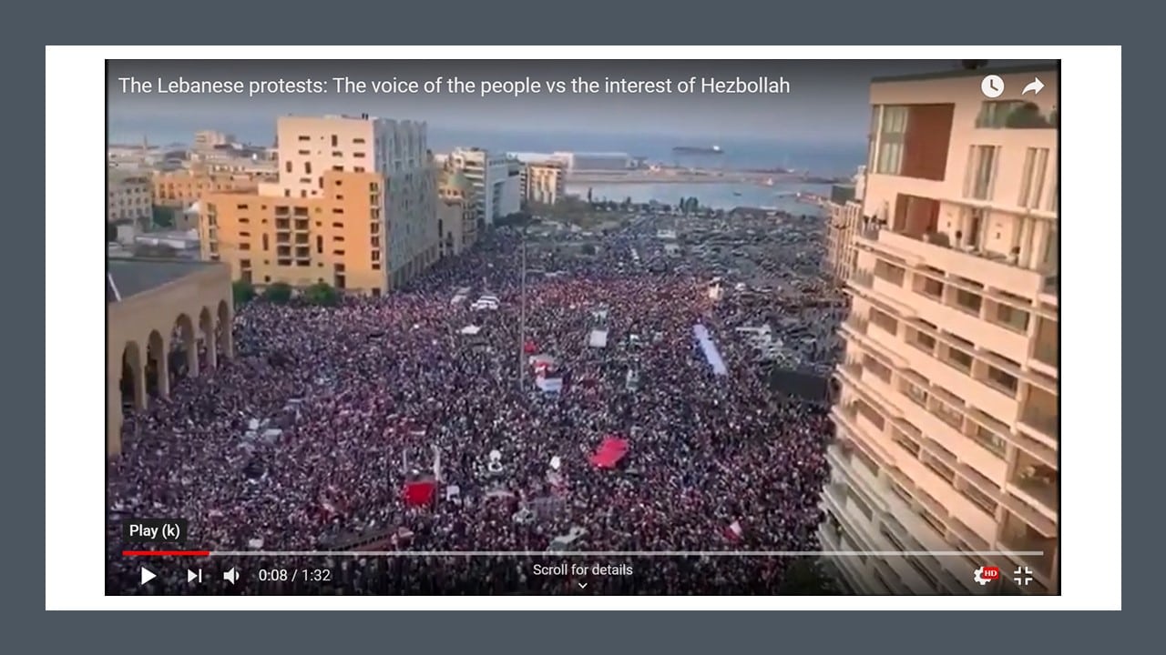 The protests in Lebanon - Status report - Alma Research and Education ...
