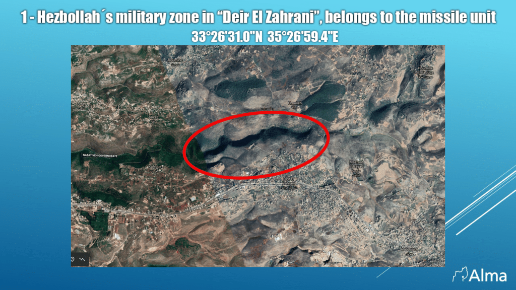Six Hezbollah Military Sites in Southern Lebanon - Alma Research and ...