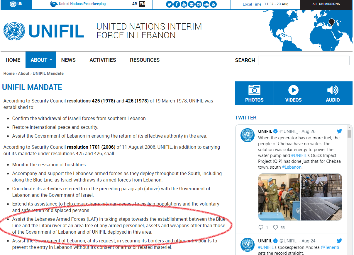 UNIFIL will be Hezbollah's 'shield' in the next Lebanon/Israel conflict ...