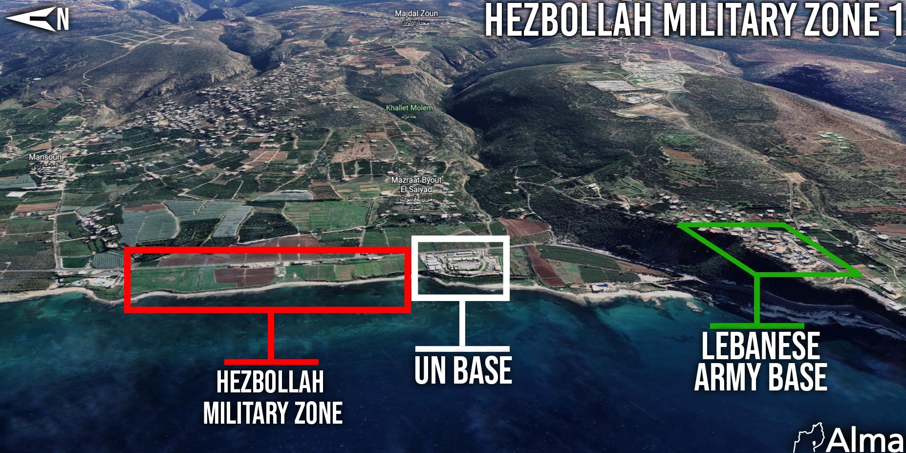 Hezbollah Military Zone #1 - Mansouri - Alma Research and Education Center