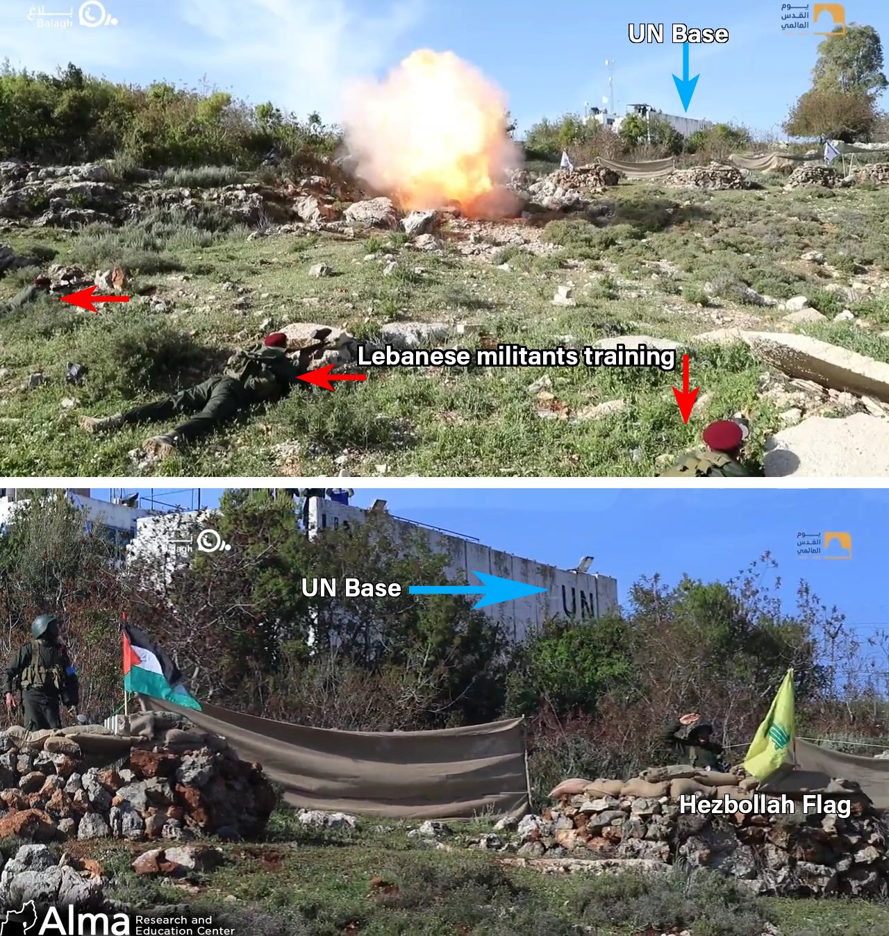 Hezbollah - Military Training Near the Border with Israel - Alma ...