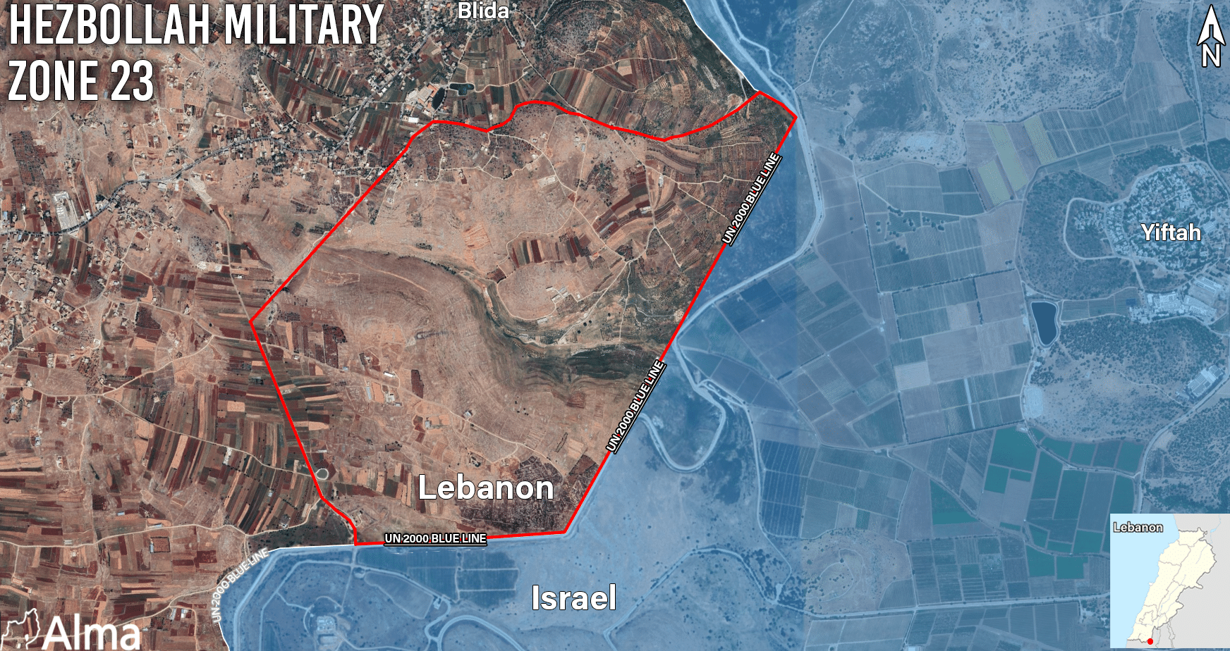 Hezbollah Military Zone #23 – Blida - Alma Research and Education Center