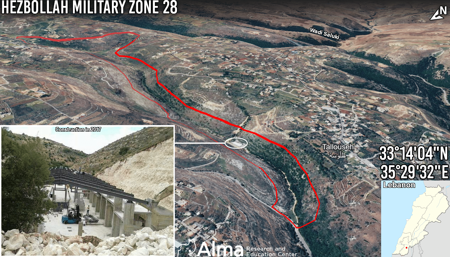 Hezbollah Military Zone #28 – Tallouseh and Markaba - Alma Research and ...