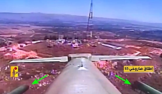 For The First Time, Hezbollah Makes Use of UAV Rocket Launching ...