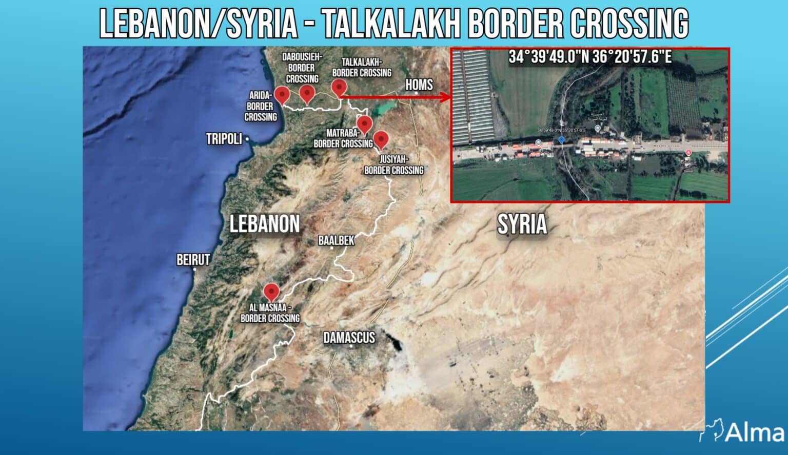 The Land Border Crossings Between Syria and Lebanon are Hezbollah's ...