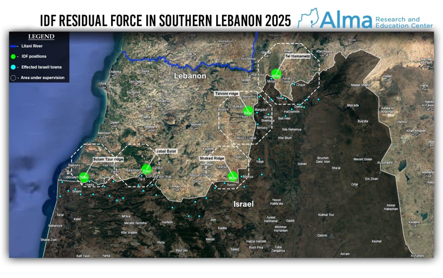 Israel Remains in Five Key Areas in Southern Lebanon as a Response to ...